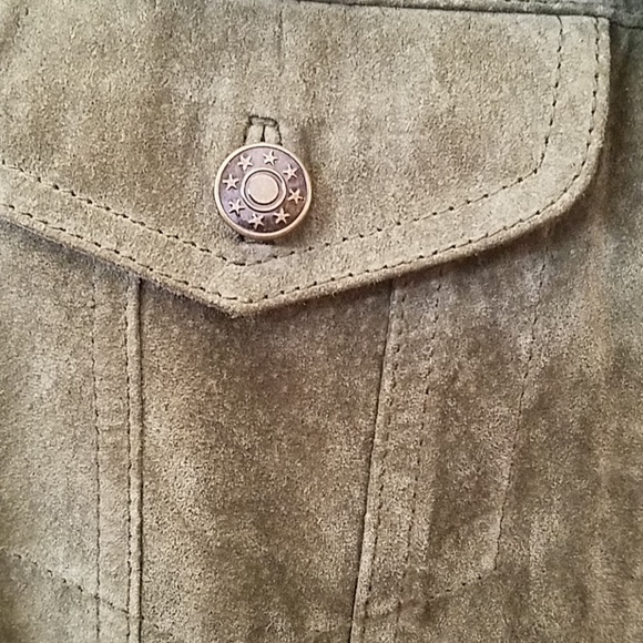 Fabio | Jackets & Coats | Fabio Green Suede Jacket | Poshmark